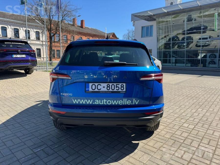 Синий Шкода Karoq 2025 в Даугавпилс, объемом двигателя 1.50 л и пробегом 7 тыс. км за 27200 €, фото 7 на AUTOMOTO.COM.LV