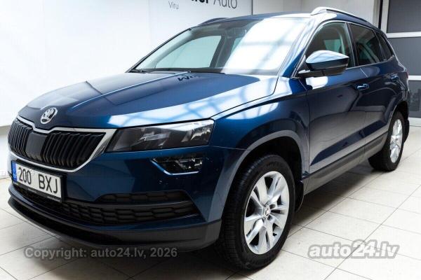 Blue Skoda Karoq 2018 in Johvi, with an engine capacity of 1.50 L and mileage of 142 thousand km for 15500 €, photo 1 on AUTOMOTO.COM.LV