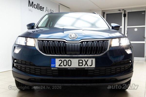 Blue Skoda Karoq 2018 in Johvi, with an engine capacity of 1.50 L and mileage of 142 thousand km for 15500 €, photo 5 on AUTOMOTO.COM.LV