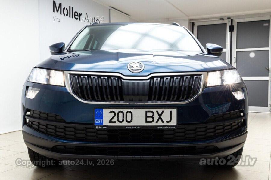 Blue Skoda Karoq 2018 in Johvi, with an engine capacity of 1.50 L and mileage of 142 thousand km for 15500 €, photo 5 on AUTOMOTO.COM.LV