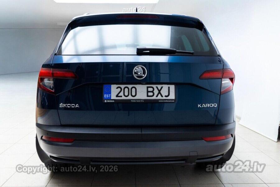 Blue Skoda Karoq 2018 in Johvi, with an engine capacity of 1.50 L and mileage of 142 thousand km for 15500 €, photo 6 on AUTOMOTO.COM.LV