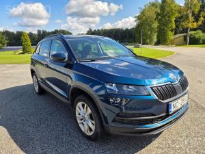 Синий Шкода Karoq 2022 в Рига, объемом двигателя 1.50 л и пробегом 97 тыс. км за 19400 €, фото  на AUTOMOTO.COM.LV