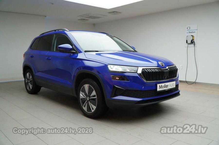 Blue Skoda Karoq 2022 in Tallinn, with an engine capacity of 2.00 L and mileage of 133 thousand km for 25400 €, photo 3 on AUTOMOTO.COM.LV