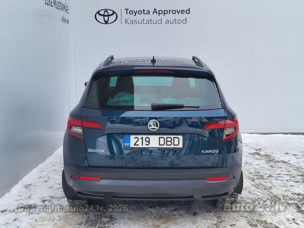 Zils Skoda Karoq 2018 Tallina, ar dzinēja tilpumu 1.50 L un nobraukumu 159 tūkst. km par 13995 €, foto 4 vietnē AUTOMOTO.COM.LV