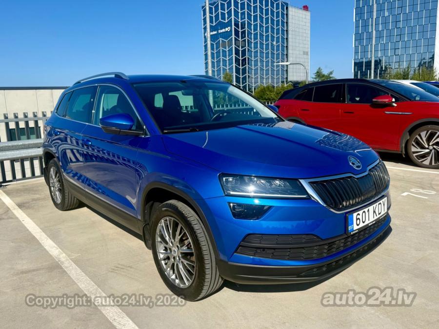 Синий Шкода Karoq 2020 в Таллин, объемом двигателя 1.50 л и пробегом 68 тыс. км за 18990 €, фото 5 на AUTOMOTO.COM.LV
