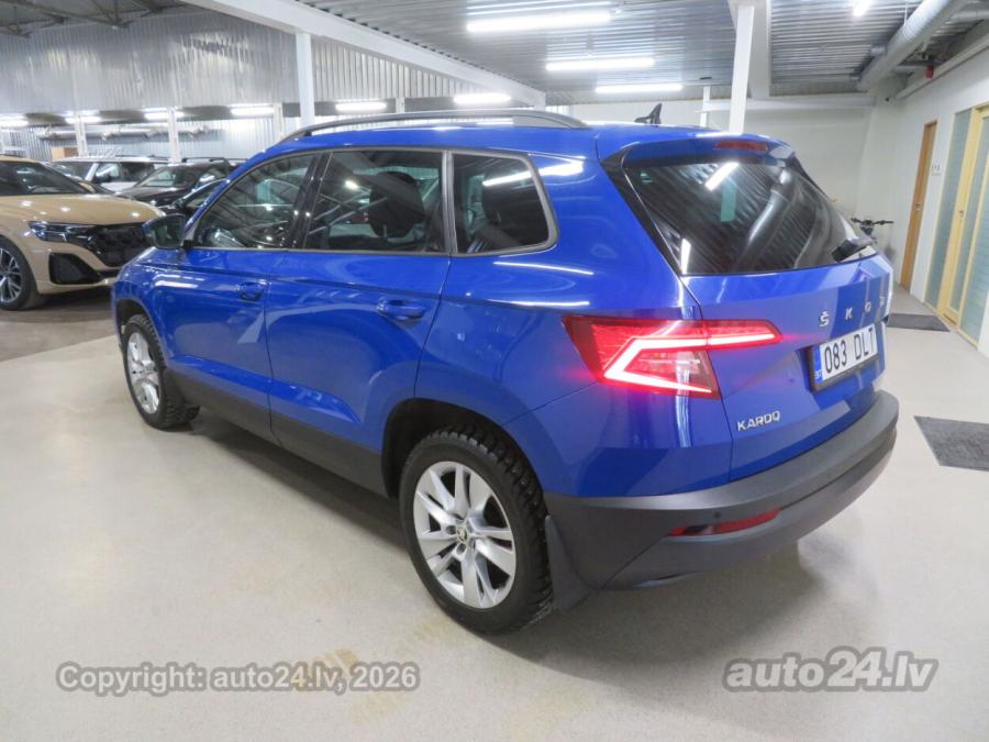 Zils Skoda Karoq 2021 Tallina, ar dzinēja tilpumu 1.50 L un nobraukumu 78 tūkst. km par 20900 €, foto 2 vietnē AUTOMOTO.COM.LV