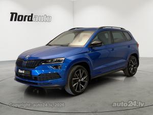 Zils Skoda Karoq 2021 Tallina, ar dzinēja tilpumu 2.00 L un nobraukumu 68 tūkst. km par 28900 €, foto  vietnē AUTOMOTO.COM.LV