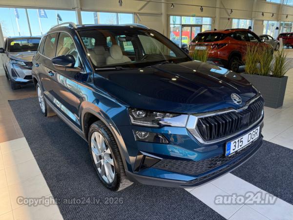 Blue Skoda Karoq 2023 in Haapsalu, with an engine capacity of 2.00 L and mileage of 49 thousand km for 35000 €, photo 2 on AUTOMOTO.COM.LV
