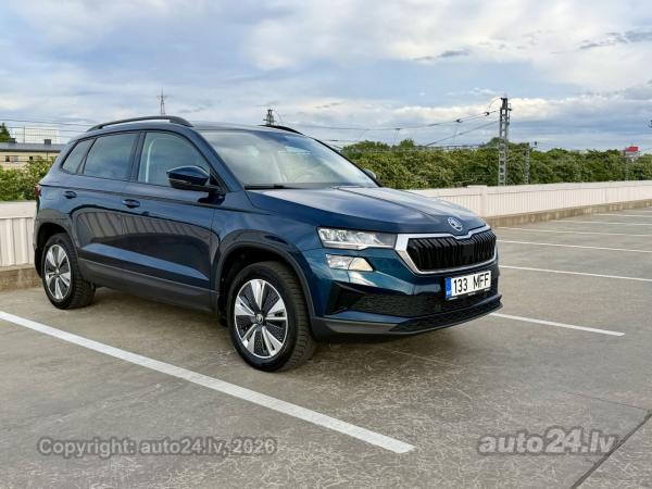 Blue Skoda Karoq 2023 in Tallinn, with an engine capacity of 1.50 L and mileage of 36 thousand km for 26000 €, photo 3 on AUTOMOTO.COM.LV