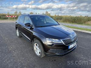 Brown Skoda Karoq 2018 in Jelgava, with an engine capacity of 1.60 L and mileage of 112 thousand km for 14700 €, photo  on AUTOMOTO.COM.LV