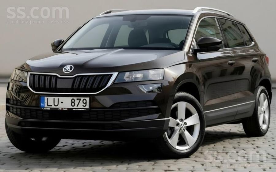 Brūns Skoda Karoq 2019 Cēsis, ar dzinēja tilpumu 1.60 L un nobraukumu 135 tūkst. km par 13999 €, foto 1 vietnē AUTOMOTO.COM.LV