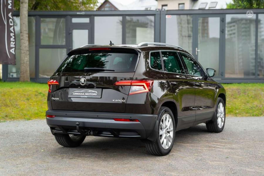 Brūns Skoda Karoq 2019 Viļņa, ar dzinēja tilpumu 1.50 L un nobraukumu 187 tūkst. km par 14500 €, foto 17 vietnē AUTOMOTO.COM.LV