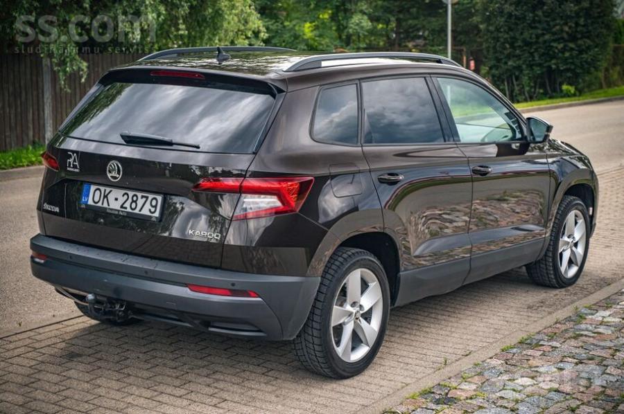 Brūns Skoda Karoq 2019 Rīga, ar dzinēja tilpumu 1.60 L un nobraukumu 228 tūkst. km par 11990 €, foto 5 vietnē AUTOMOTO.COM.LV