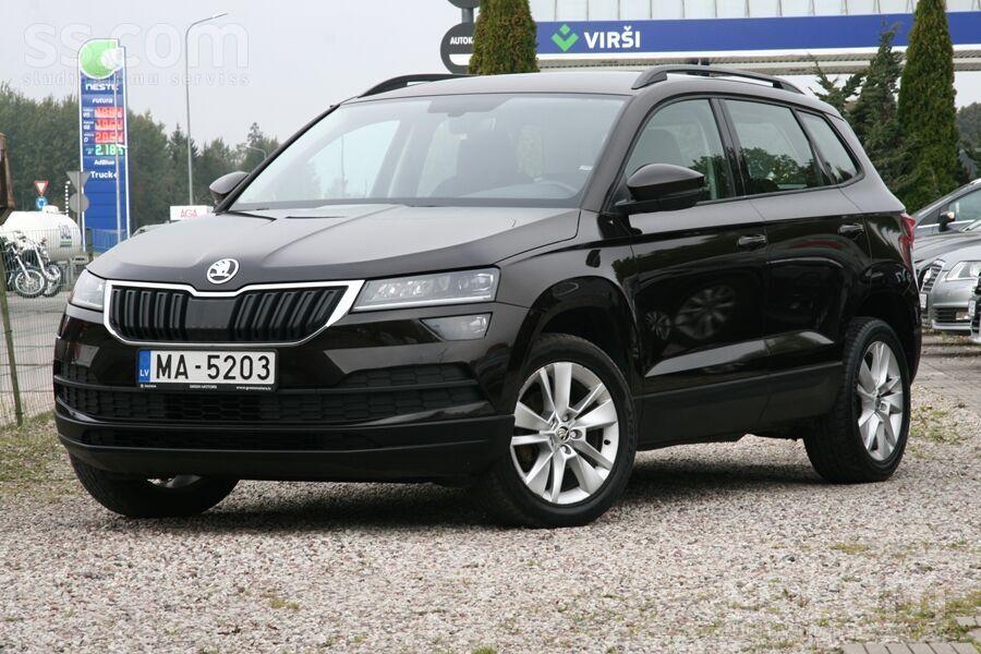 Brown Skoda Karoq 2019 in Tukums, with an engine capacity of 1.60 L and mileage of 173 thousand km for 13400 €, photo 1 on AUTOMOTO.COM.LV
