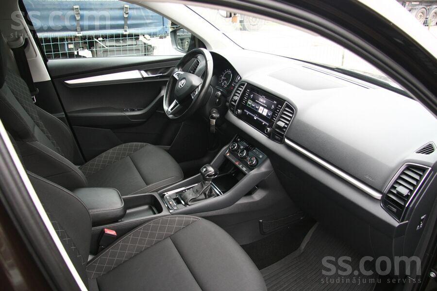 Brown Skoda Karoq 2019 in Tukums, with an engine capacity of 1.60 L and mileage of 173 thousand km for 13400 €, photo 7 on AUTOMOTO.COM.LV