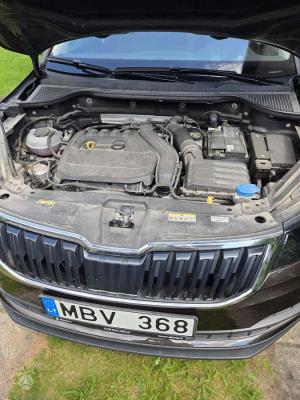 Brown Skoda Karoq 2021 in Kaunas, with an engine capacity of 1.50 L and mileage of 74 thousand km for 20300 €, photo  on AUTOMOTO.COM.LV