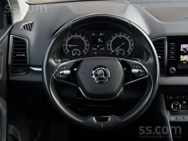 Brown Skoda Karoq 2021 in Valmiera, with an engine capacity of 2.00 L and mileage of 179 thousand km for 18500 €, photo 10 on AUTOMOTO.COM.LV