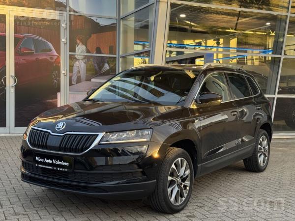 Brown Skoda Karoq 2021 in Valmiera, with an engine capacity of 2.00 L and mileage of 156 thousand km for 17500 €, photo 4 on AUTOMOTO.COM.LV