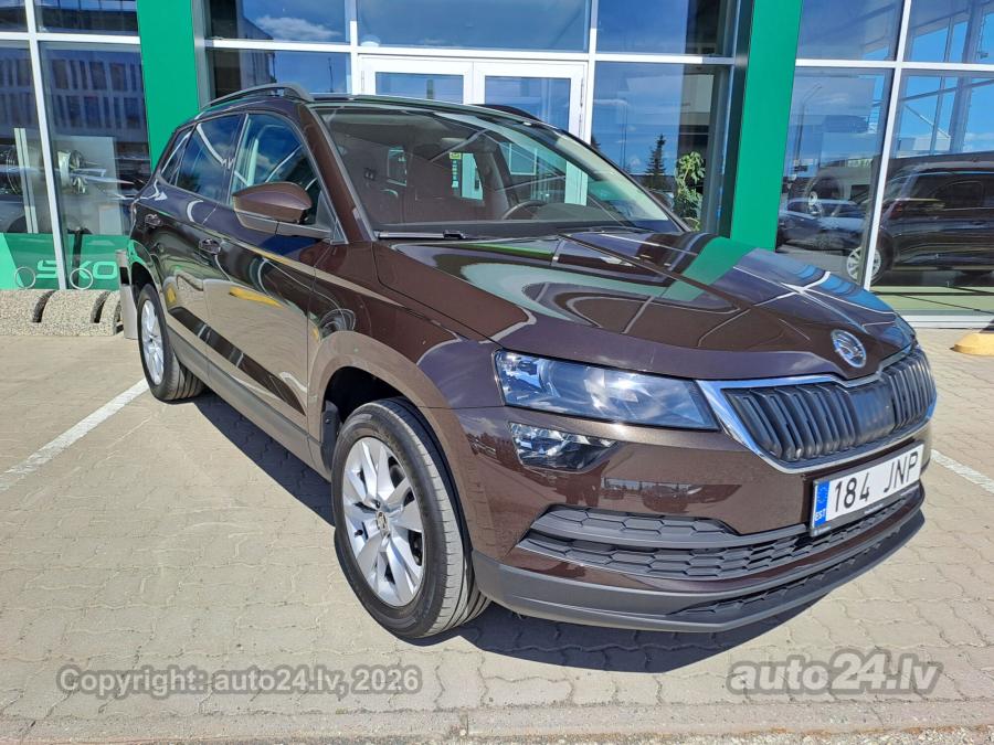 Brown Skoda Karoq 2021 in Tartu, with an engine capacity of 1.50 L and mileage of 108 thousand km for 17900 €, photo 1 on AUTOMOTO.COM.LV