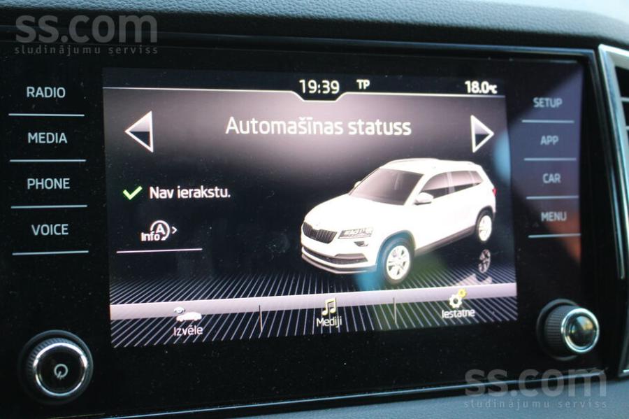 Skoda Karoq 2020 in Riga, with an engine capacity of 1.50 L and mileage of 114 thousand km for 15850 €, photo 18 on AUTOMOTO.COM.LV
