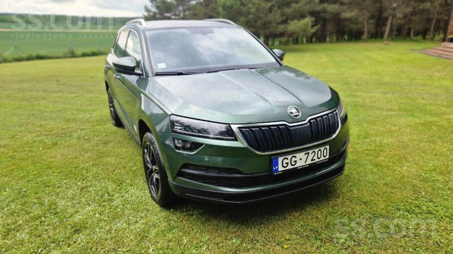 Zaļš Skoda Karoq 2018 Kuldīga, ar dzinēja tilpumu 1.50 L un nobraukumu 110 tūkst. km par 19050 €, foto 1 vietnē AUTOMOTO.COM.LV