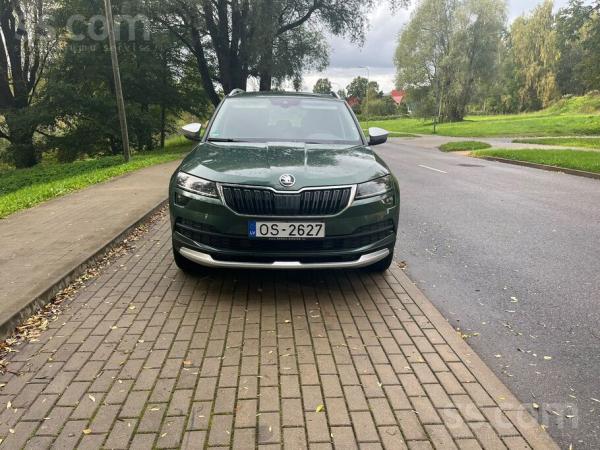 Skoda Karoq 2019 Rīga vietnē Zaļš Skoda Karoq 2019 Rīga, ar dzinēja tilpumu 2.00 L un nobraukumu 91 tūkst. km par 22650 €, foto 1 vietnē AUTOMOTO.COM.LV