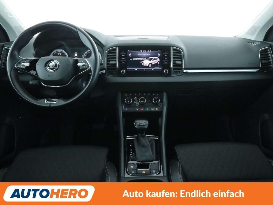 Green Skoda Karoq 2021 in Kaunas, with an engine capacity of 1.50 L and mileage of 49 thousand km for 27087 €, photo 12 on AUTOMOTO.COM.LV