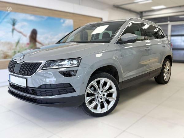 Grey Skoda Karoq 2017 in Kaunas, with an engine capacity of 1.97 L and mileage of 185 thousand km for 17500 €, photo 1 on AUTOMOTO.COM.LV