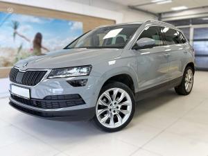 Pelēks Skoda Karoq 2017 Kauņa, ar dzinēja tilpumu 1.97 L un nobraukumu 185 tūkst. km par 17500 €, foto  vietnē AUTOMOTO.COM.LV