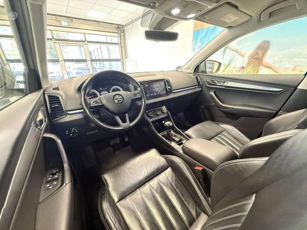 Grey Skoda Karoq 2017 in Kaunas, with an engine capacity of 1.97 L and mileage of 185 thousand km for 17500 €, photo 8 on AUTOMOTO.COM.LV