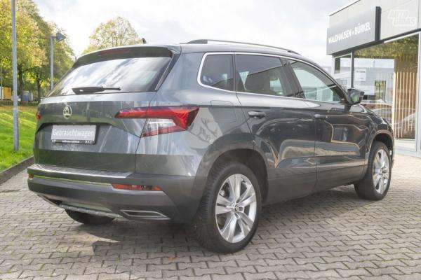 Grey Skoda Karoq 2018 in Kaunas, with an engine capacity of 1.50 L and mileage of 55 thousand km for 26510 €, photo 3 on AUTOMOTO.COM.LV