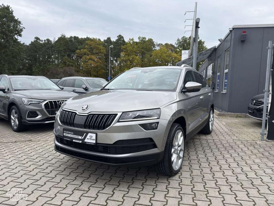 Grey Skoda Karoq 2018 in Kaunas, with an engine capacity of 2.00 L and mileage of 76 thousand km for 26510 €, photo 2 on AUTOMOTO.COM.LV