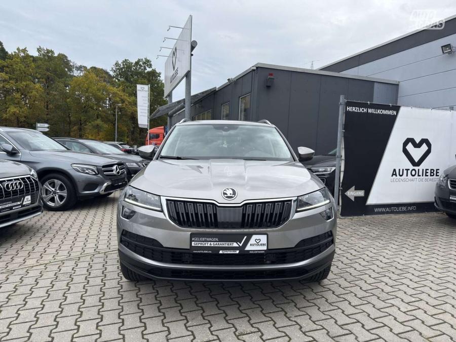 Grey Skoda Karoq 2018 in Kaunas, with an engine capacity of 2.00 L and mileage of 76 thousand km for 26510 €, photo 5 on AUTOMOTO.COM.LV