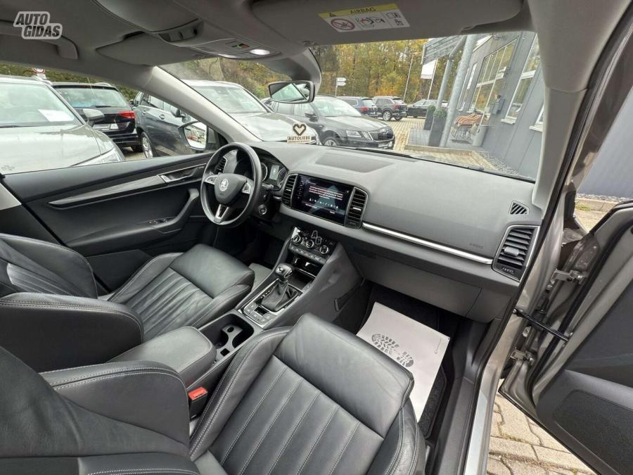 Grey Skoda Karoq 2018 in Kaunas, with an engine capacity of 2.00 L and mileage of 76 thousand km for 26510 €, photo 9 on AUTOMOTO.COM.LV