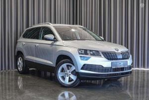 Grey Skoda Karoq 2018 in Marijampole, with an engine capacity of 1.00 L and mileage of 226 thousand km for 11250 €, photo  on AUTOMOTO.COM.LV