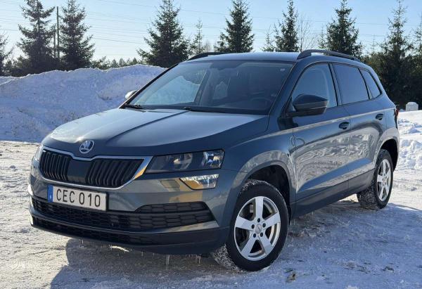 Pelēks Skoda Karoq 2018 Viļņa, ar dzinēja tilpumu 1.60 L un nobraukumu 261 tūkst. km par 13650 €, foto 1 vietnē AUTOMOTO.COM.LV