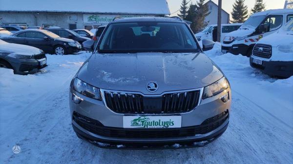 Grey Skoda Karoq 2018 in Klaipeda, with an engine capacity of 1.50 L and mileage of 89 thousand km for 15950 €, photo 8 on AUTOMOTO.COM.LV