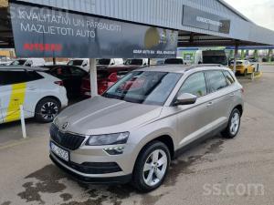 Pelēks Skoda Karoq 2018 Rīga, ar dzinēja tilpumu 1.50 L un nobraukumu 150 tūkst. km par 14500 €, foto  vietnē AUTOMOTO.COM.LV