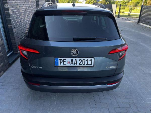 Grey Skoda Karoq 2018 in Klaipeda, with an engine capacity of 1.60 L and mileage of 133 thousand km for 14950 €, photo 9 on AUTOMOTO.COM.LV