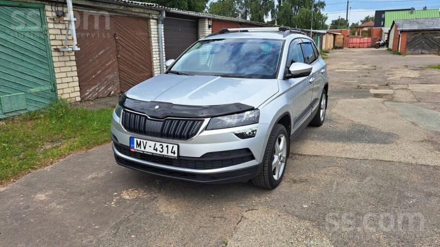 Grey Skoda Karoq 2018 in Riga, with an engine capacity of 1.00 L and mileage of 134 thousand km for 11000 €, photo 1 on AUTOMOTO.COM.LV