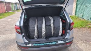 Grey Skoda Karoq 2018 in Riga, with an engine capacity of 1.00 L and mileage of 134 thousand km for 11000 €, photo 8 on AUTOMOTO.COM.LV