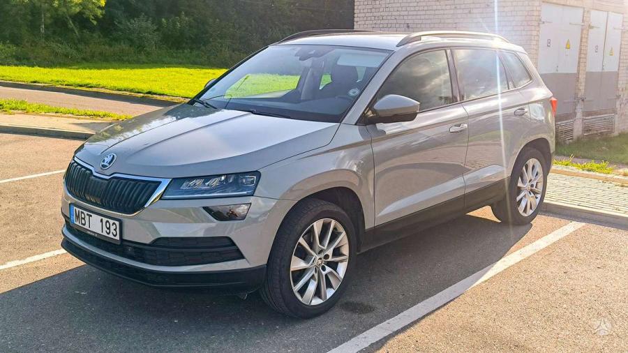 Pelēks Skoda Karoq 2018 Viļņa, ar dzinēja tilpumu 1.60 L un nobraukumu 260 tūkst. km par 12850 €, foto 1 vietnē AUTOMOTO.COM.LV