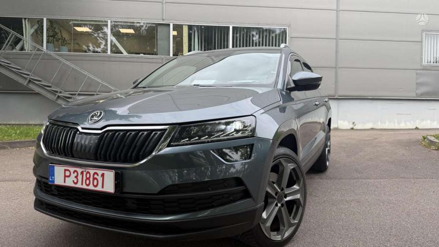 Pelēks Skoda Karoq 2018 Alīta, ar dzinēja tilpumu 1.60 L un nobraukumu 233 tūkst. km par 12600 €, foto 3 vietnē AUTOMOTO.COM.LV