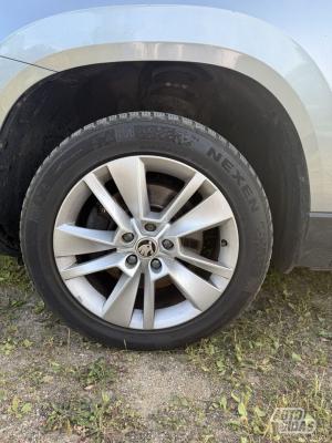 Grey Skoda Karoq 2018 in Vilnius, with an engine capacity of 1.60 L and mileage of 276 thousand km for 12500 €, photo 6 on AUTOMOTO.COM.LV