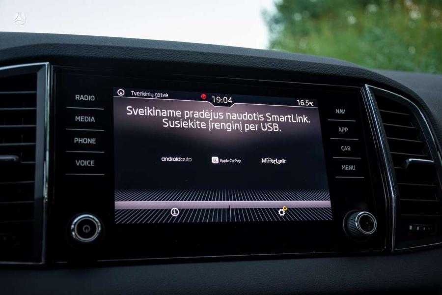 Grey Skoda Karoq 2018 in Elektrenai, with an engine capacity of 1.97 L and mileage of 236 thousand km for 14350 €, photo 23 on AUTOMOTO.COM.LV