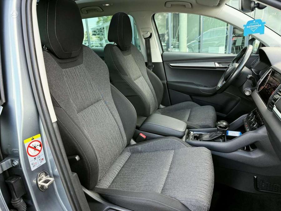 Grey Skoda Karoq 2018 in Kaunas, with an engine capacity of 1.50 L and mileage of 155 thousand km for 15900 €, photo 15 on AUTOMOTO.COM.LV