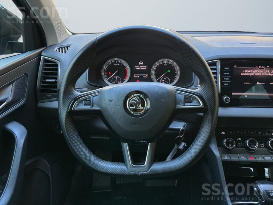 Pelēks Skoda Karoq 2018 Rīga, ar dzinēja tilpumu 1.00 L un nobraukumu 104 tūkst. km par 13180 €, foto 12 vietnē AUTOMOTO.COM.LV