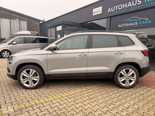 Grey Skoda Karoq 2019 in Kaunas, with an engine capacity of 2.00 L and mileage of 98 thousand km for 24459 €, photo 4 on AUTOMOTO.COM.LV