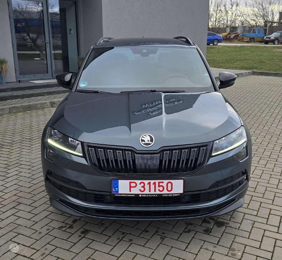 Pelēks Skoda Karoq 2019 Kauņa, ar dzinēja tilpumu 1.97 L un nobraukumu 171 tūkst. km par 21900 €, foto 2 vietnē AUTOMOTO.COM.LV