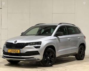 Grey Skoda Karoq 2019 in Klaipeda, with an engine capacity of 1.60 L and mileage of 173 thousand km for 17999 €, photo 3 on AUTOMOTO.COM.LV